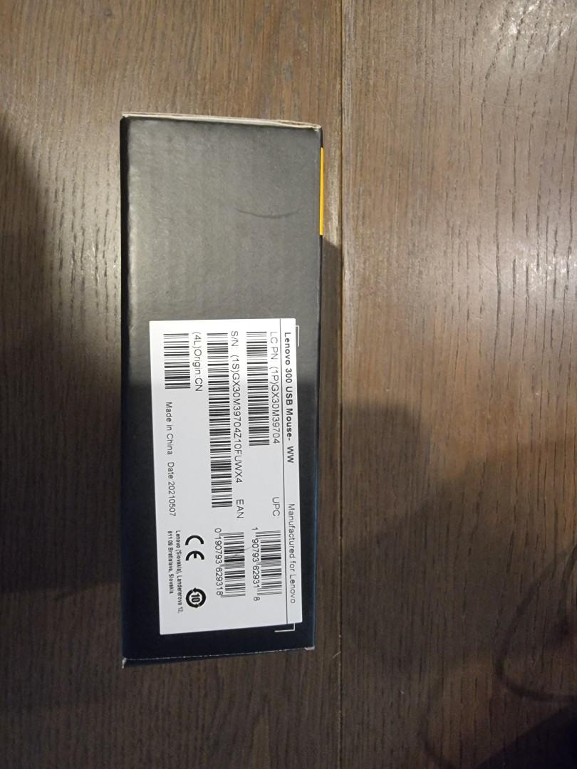 Lenovo 300 USB mouse, Computers & Tech, Parts & Accessories, Mouse ...