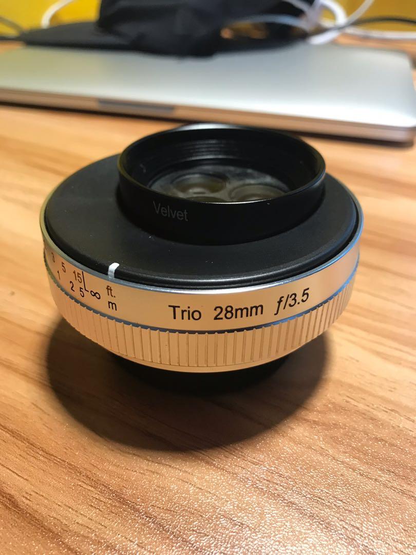 Lensbaby Trio 28mm f/3.5 for m43, 攝影器材, 鏡頭及裝備 - Carousell