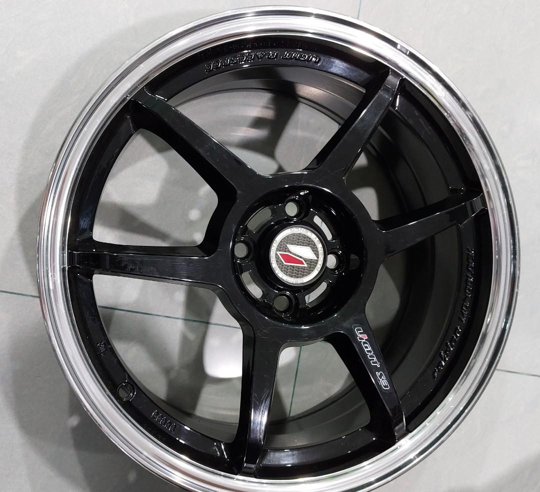 Lenso wheel 17inch, Car Accessories, Tyres & Rims on Carousell