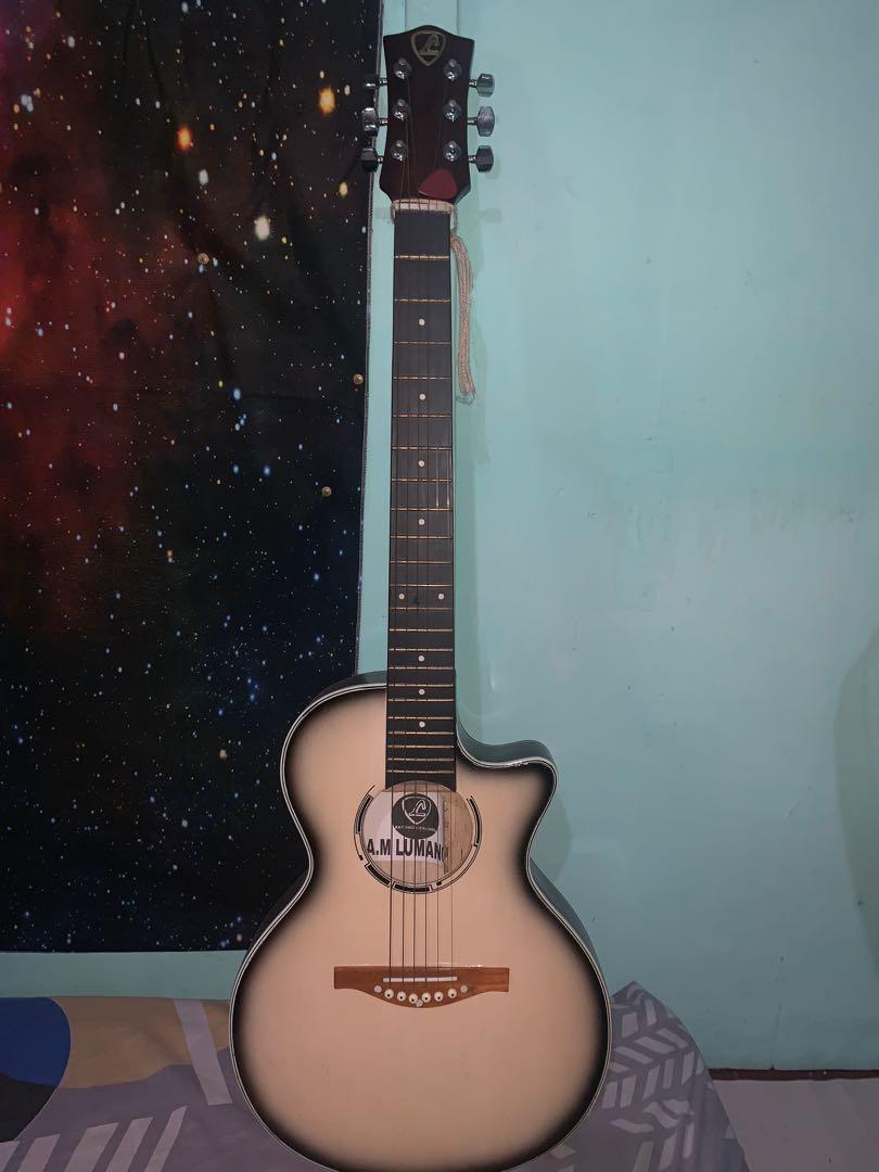 Lumanog Acoustic Guitar, Hobbies & Toys, Music & Media, Musical ...