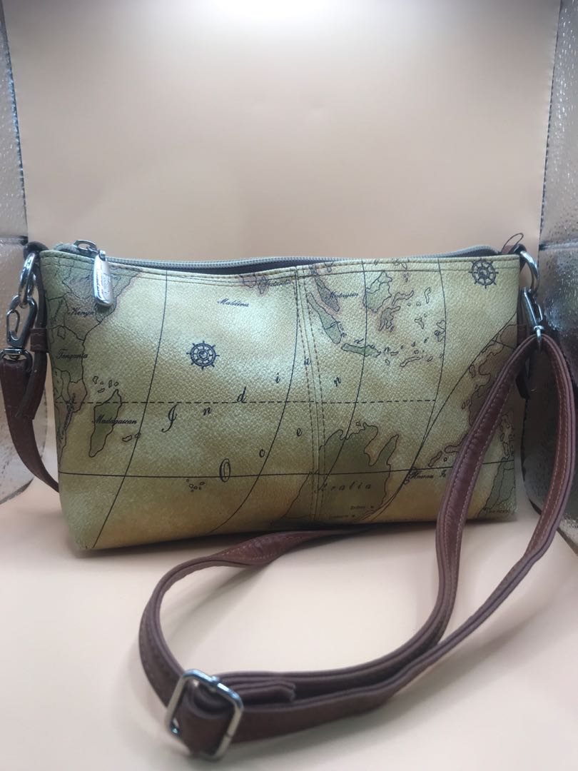 Map Bag - small, Women's Fashion, Bags & Wallets, Shoulder Bags on ...