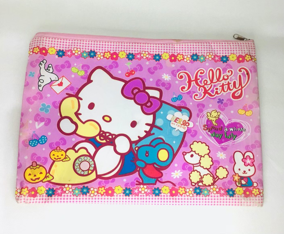 Map hello kitty A4 / Map A4 / Map warna pink / Folder hello kitty ...