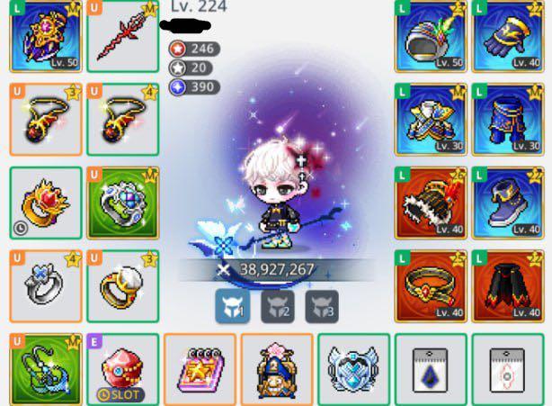 MapleStory M NightWalker Account - Asia 2 Scania, Video Gaming, Gaming ...