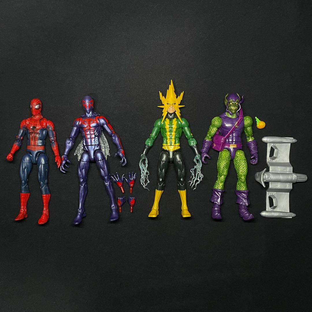 Marvel Legends Spiderman Set 2099 Green Goblin Electro TASM 2, Hobbies ...