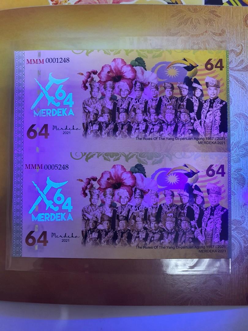 *Merdeka 64 *Un-Cut Bankbotes!!!, Hobbies & Toys, Memorabilia ...
