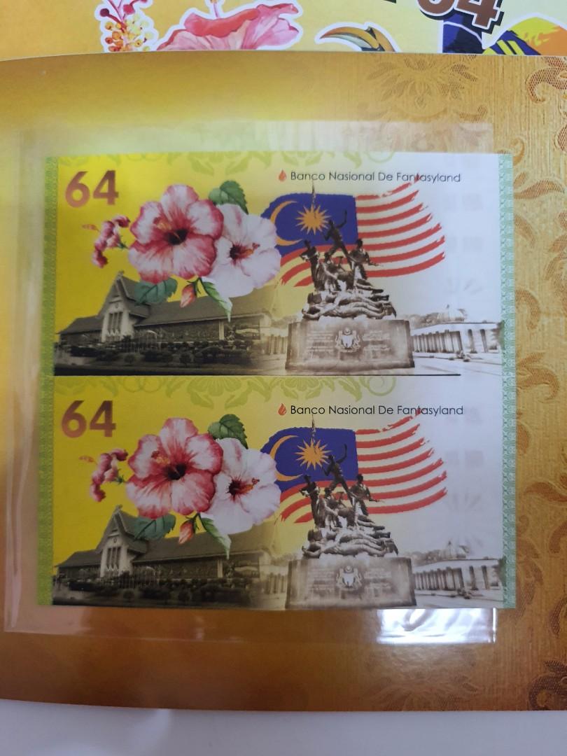 *Merdeka 64 *Un-Cut Bankbotes!!!, Hobbies & Toys, Memorabilia ...