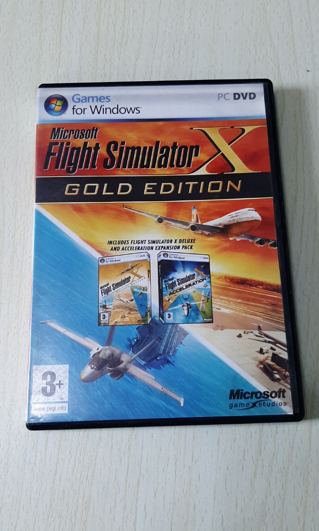Microsoft Flight Simulator X - Gold Edition, Video Gaming, Video Games ...