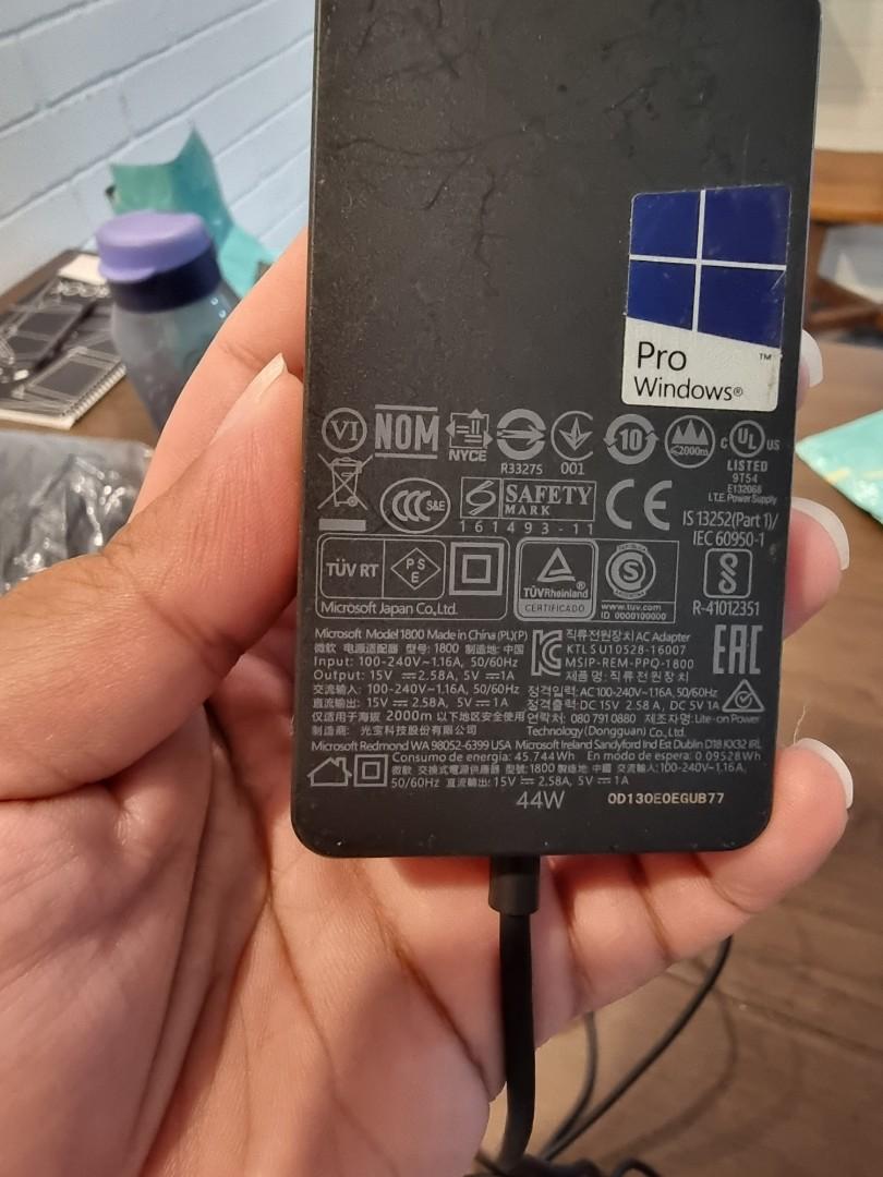 Microsoft Model 1800 44w, Computers & Tech, Parts & Accessories ...