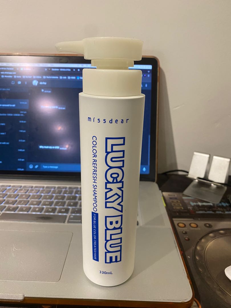 Miss Dear lucky blue color refresh shampoo, Beauty & Personal Care ...