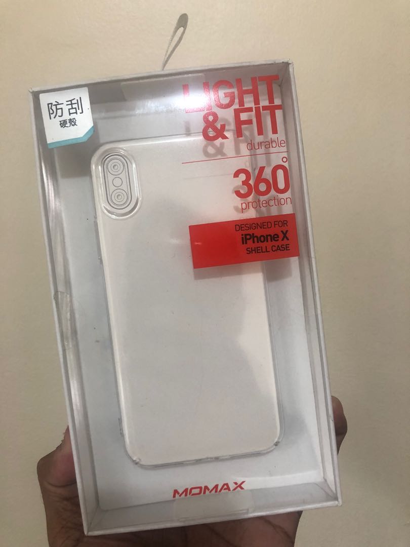 Momax iPhone X SHELL CASE, Mobile Phones & Gadgets, Mobile & Gadget ...