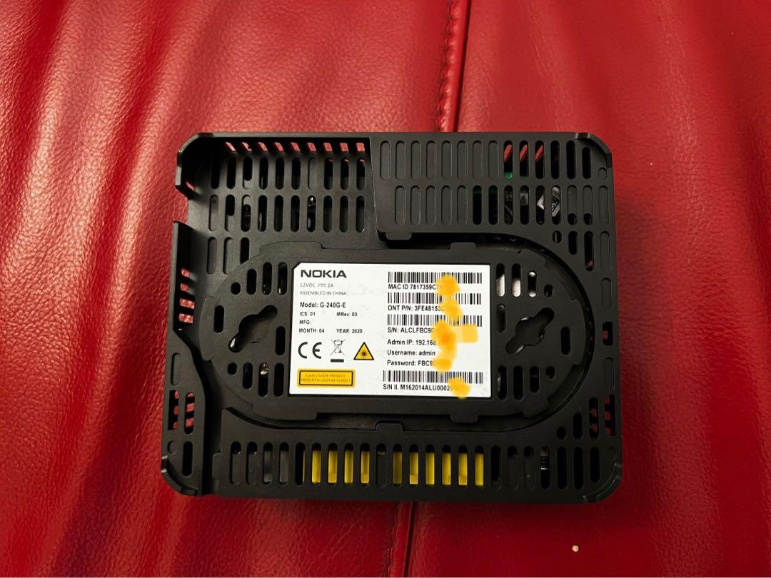 Nokia Router Model: G-240G-E & SingTel Mesh Router, Computers & Tech ...