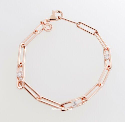 Pandora authentic Sales Link Chain& Stones Bracelet, Women's Fashion ...