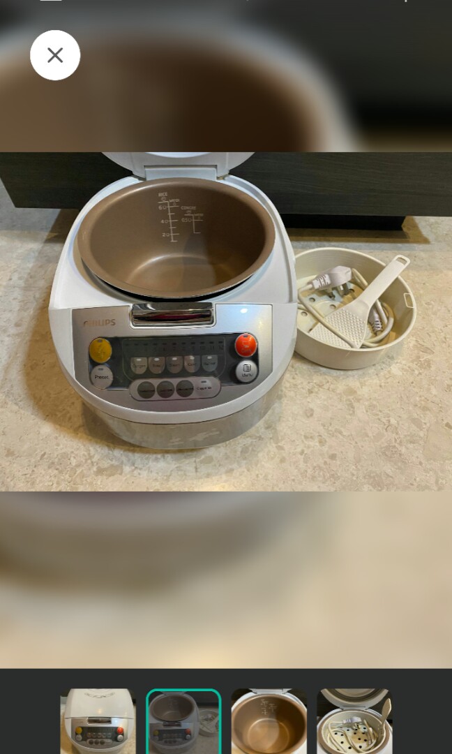 Philip rice cooker multi functional, TV & Home Appliances, Kitchen ...