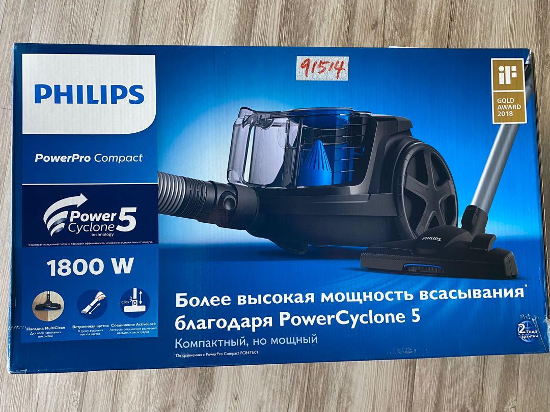 Philips FC9350 Compact Bagless 1800 W, TV & Home Appliances, Vacuum ...