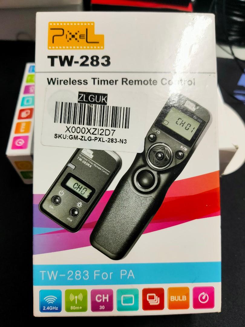 Pixel TW-283 wireless remote shutter release, with self-timer, Photography, Photography ...