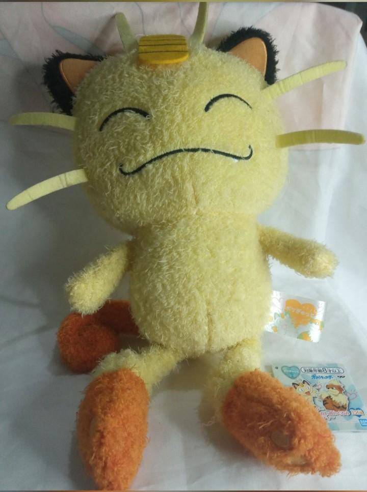 Pokemon Meowth Plush, Hobbies & Toys, Toys & Games on Carousell