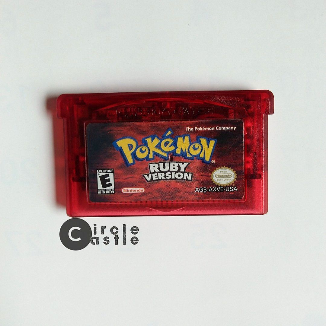 Pokemon Ruby for Gameboy Advance GBA, Video Gaming, Video Games ...