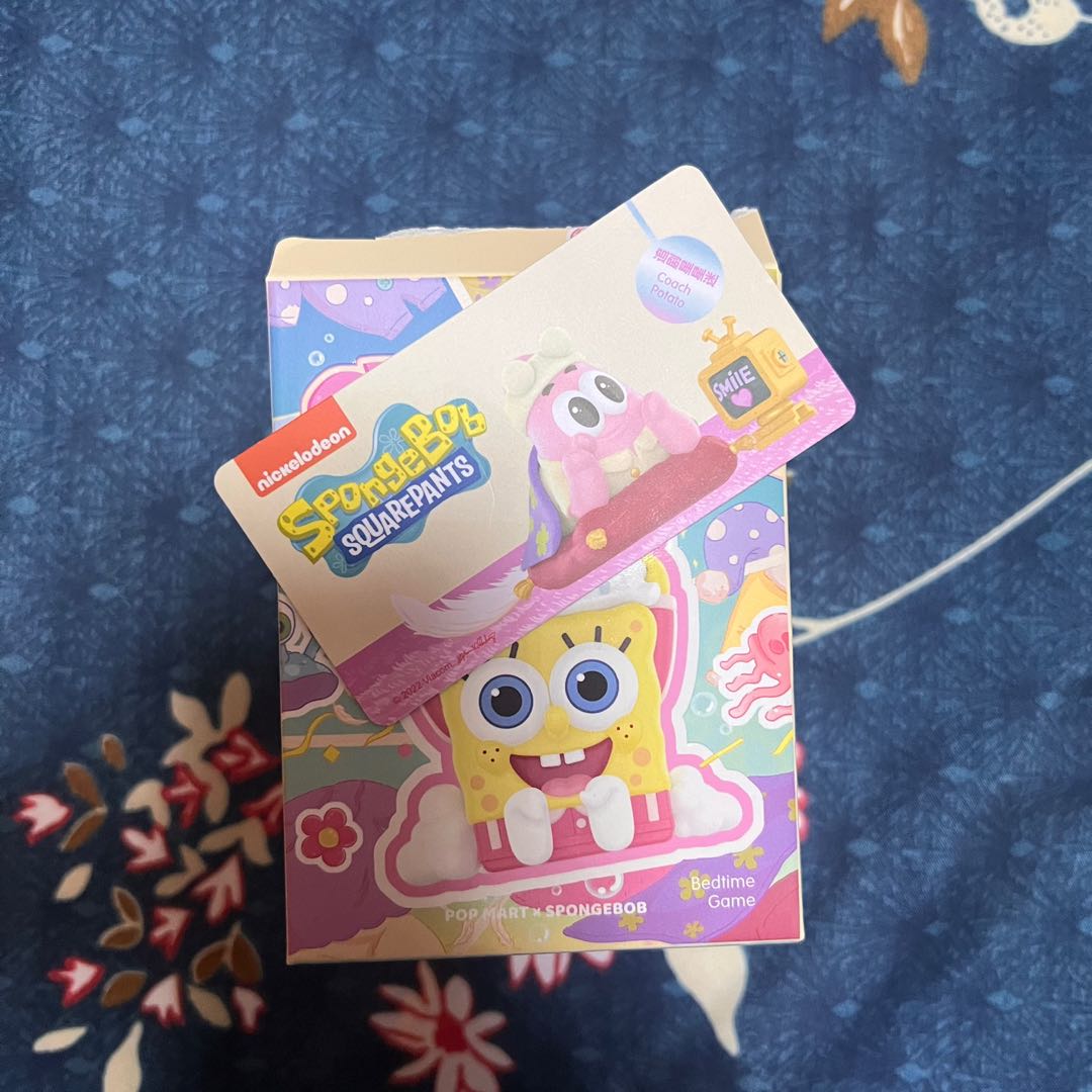 Popmart x Spongebob Pajamas Party (Patrick Couch Potato), Hobbies ...