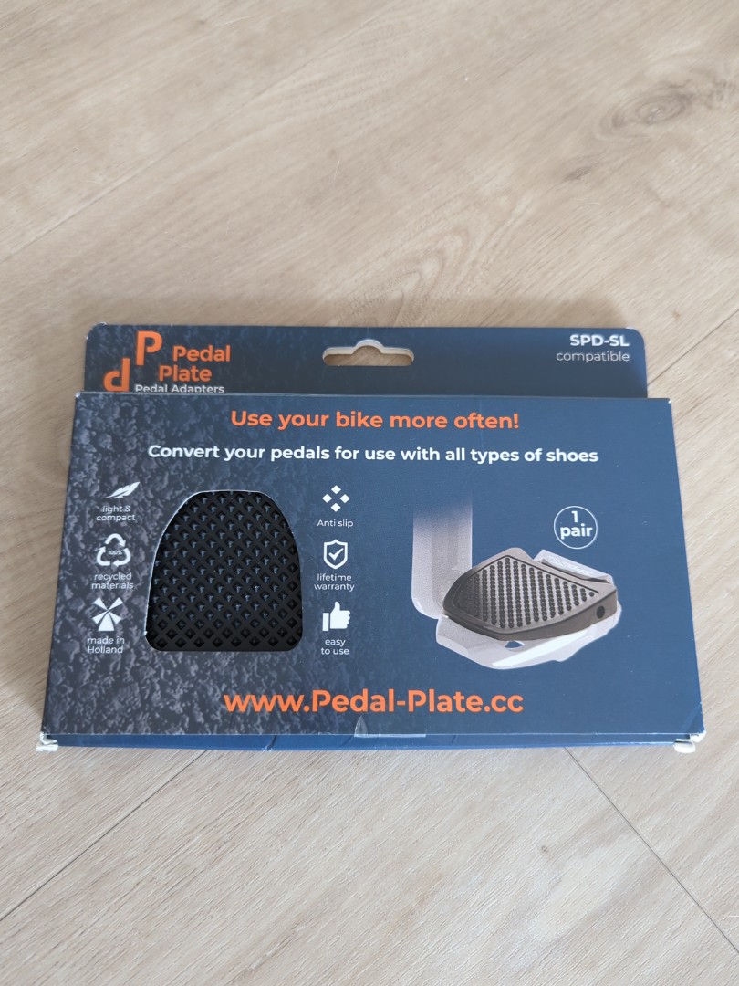 PP Pedal Plate | SL | Adapter Compatible with Shimano SPD-SL Clipless ...
