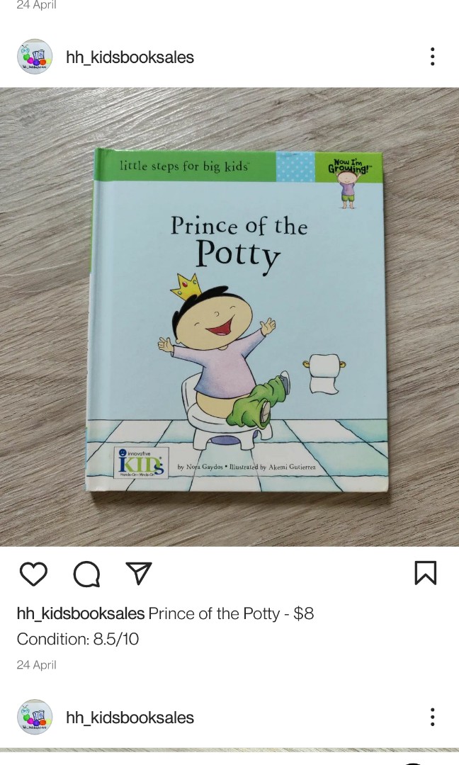 Prince of the Potty, Hobbies & Toys, Books & Magazines, Children's ...