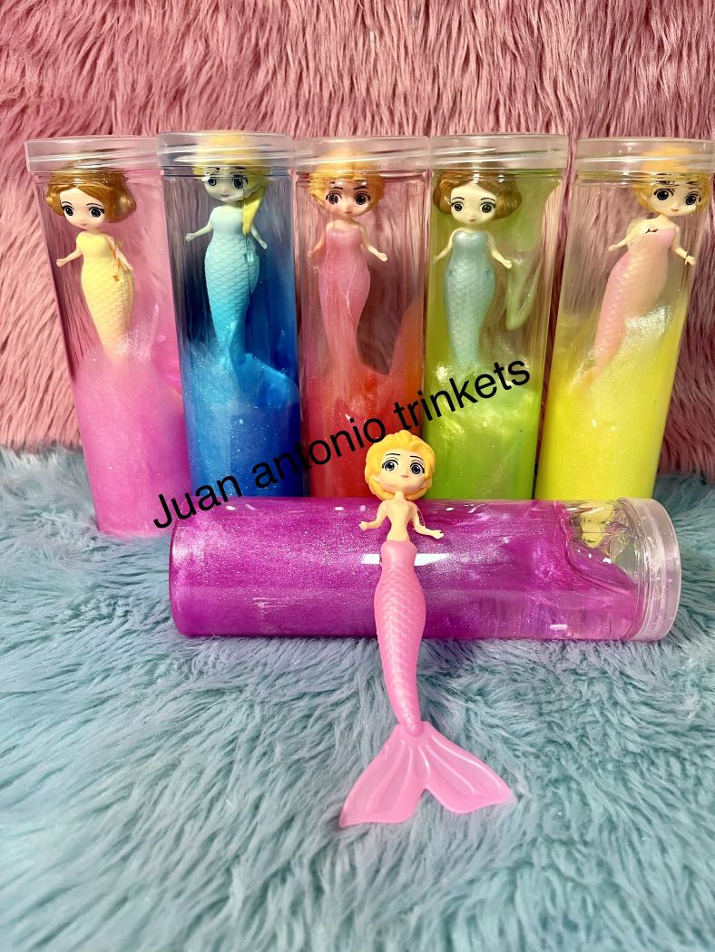 Princess Mermaid Coloful Crystal Mud slime, Hobbies & Toys, Toys ...