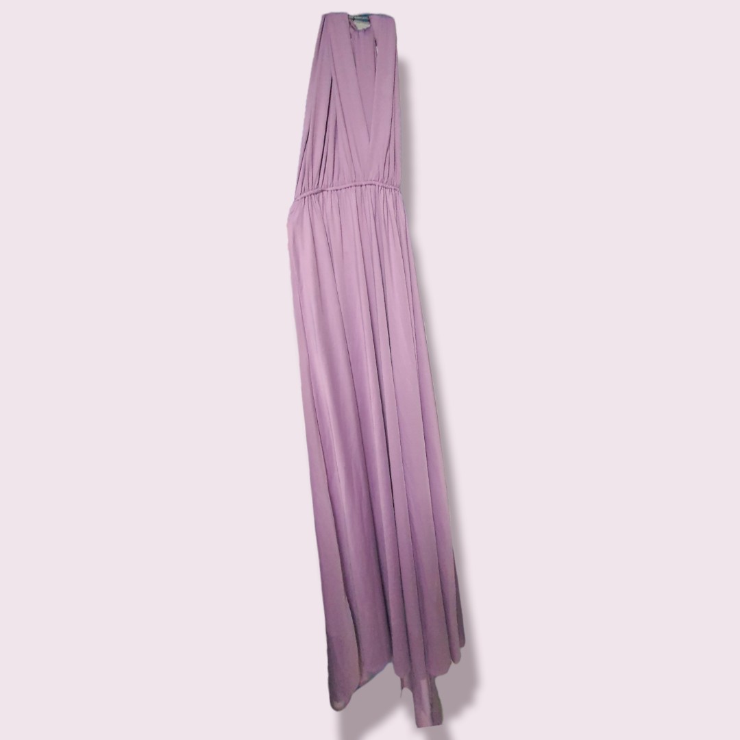 Purple pink INFINITY long gown, Women's Fashion, Dresses & Sets ...