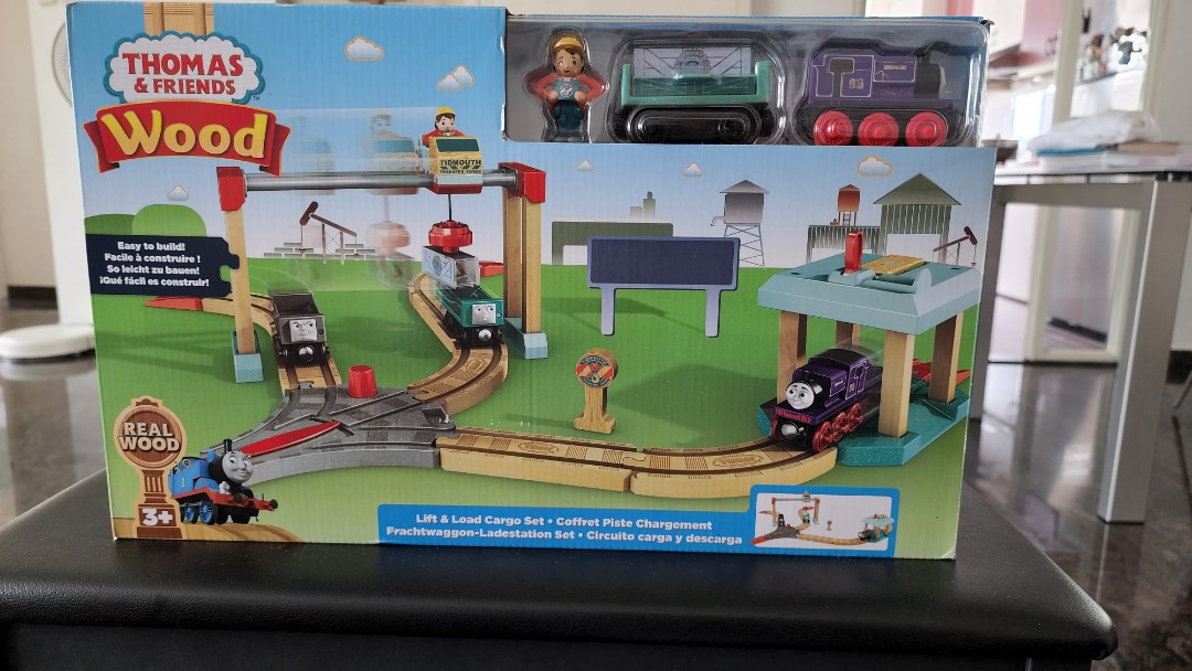 Rare wooden Thomas train set, Hobbies & Toys, Toys & Games on Carousell