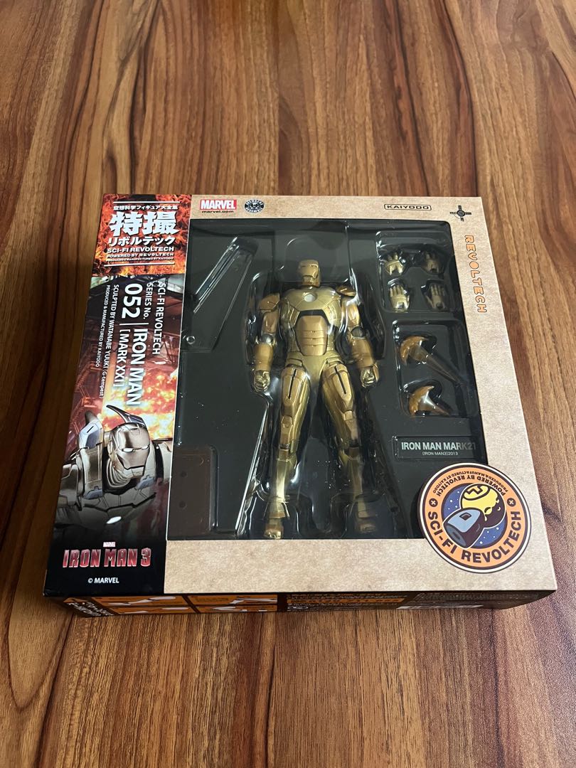 Revoltech Iron Man Mark 21 Midas Armour, Hobbies & Toys, Toys & Games ...