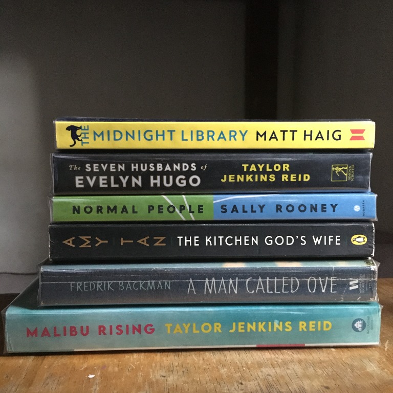 Booktok Books Sally Rooney Amy Tan Taylor Jenkins Reid Matt Haig
