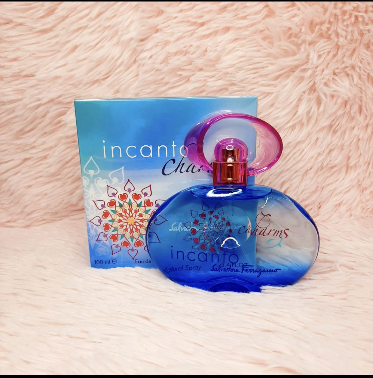 Salvatore Ferragamo Incanto Charms Eau de Parfum 100ml, Beauty ...