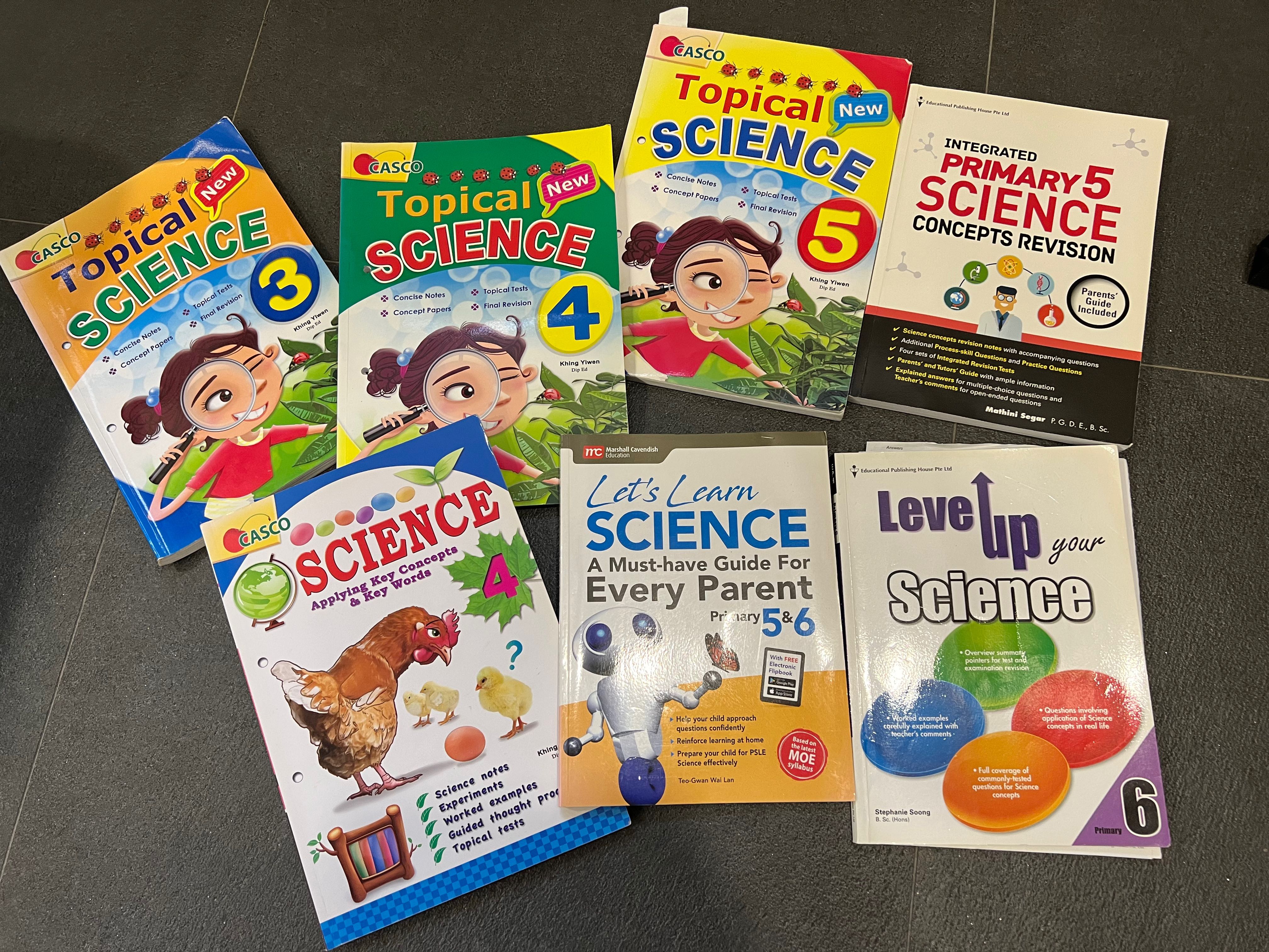 Science Guides/ Assessment books for PSLE, Hobbies & Toys, Books ...