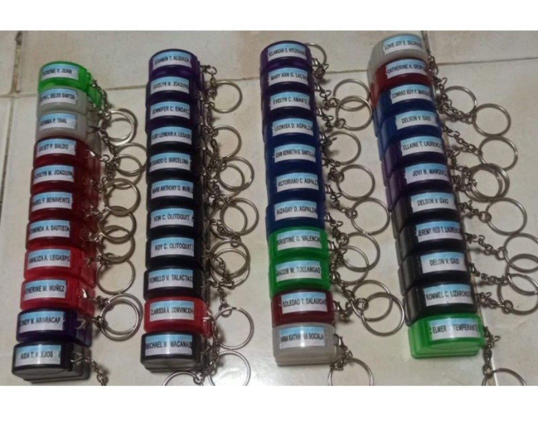 Self Inking Stamp Keychain, Everything Else, Others on Carousell