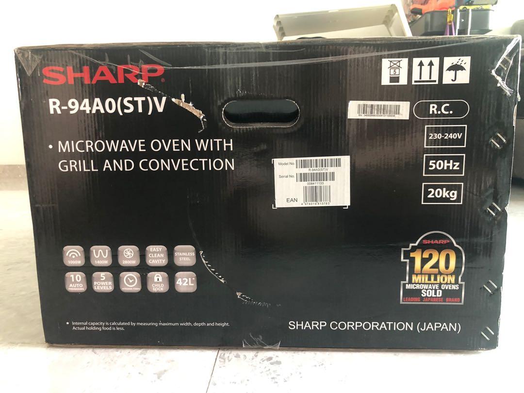 Sharp Microwave oven with grill and convection R-94A0(ST)V, TV & Home ...