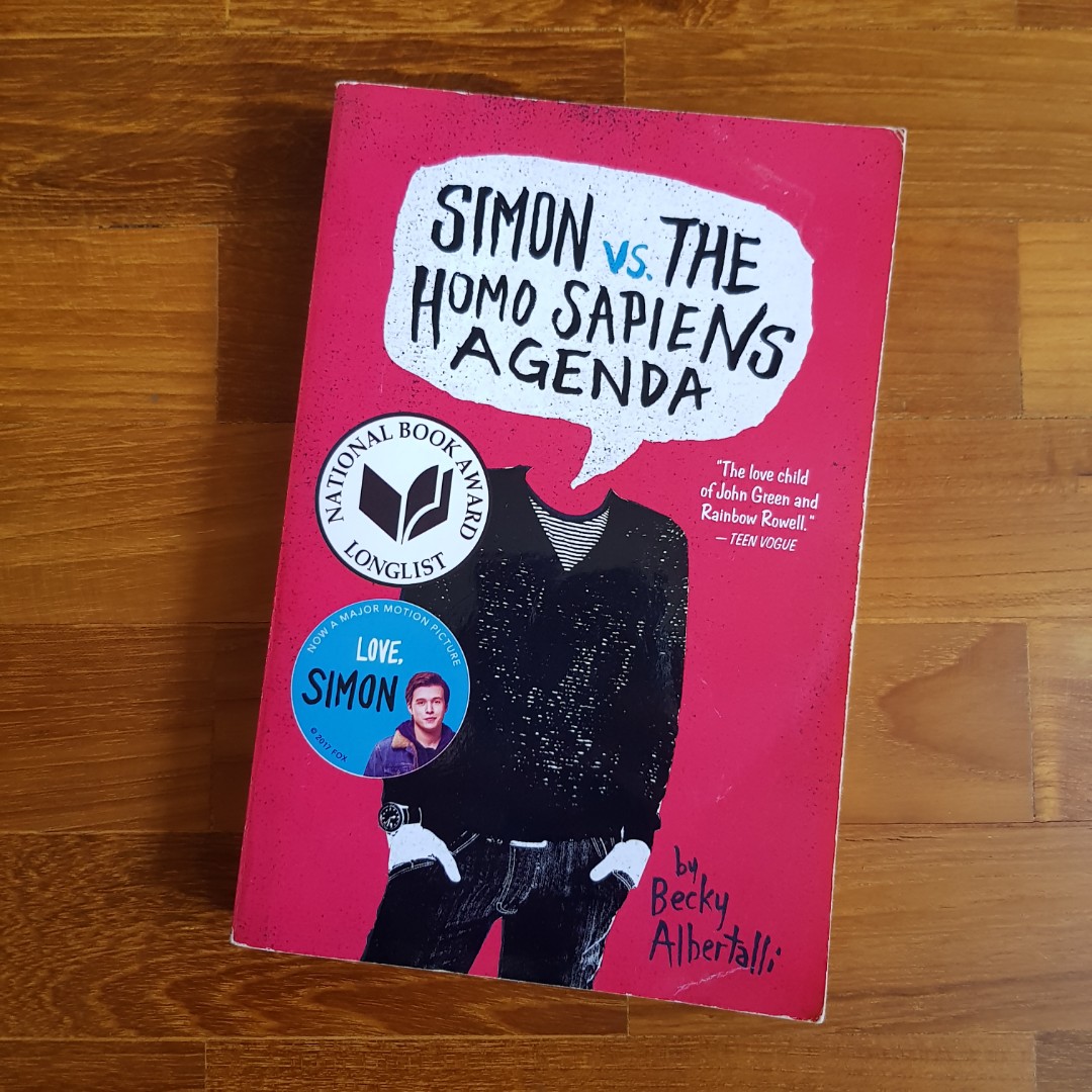 Simon vs The Homo Sapiens Agenda by Becky Albertalli, Hobbies & Toys ...