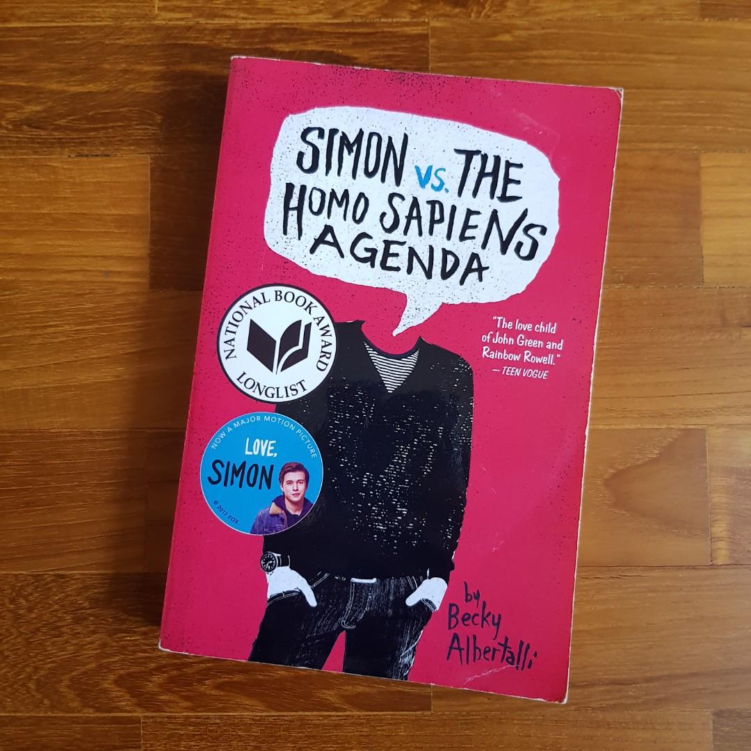 Simon vs The Homo Sapiens Agenda by Becky Albertalli, Hobbies & Toys ...
