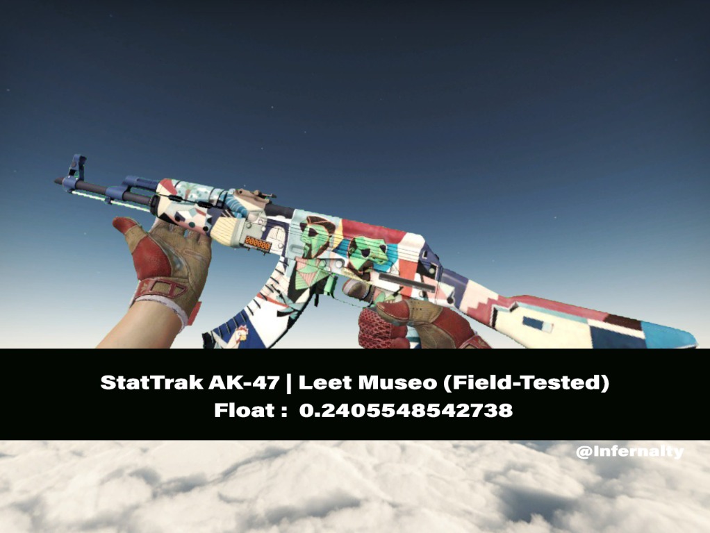 StatTrak AK-47 Leet Museo FT CSGO SKINS KNIVES, Video Gaming, Gaming ...