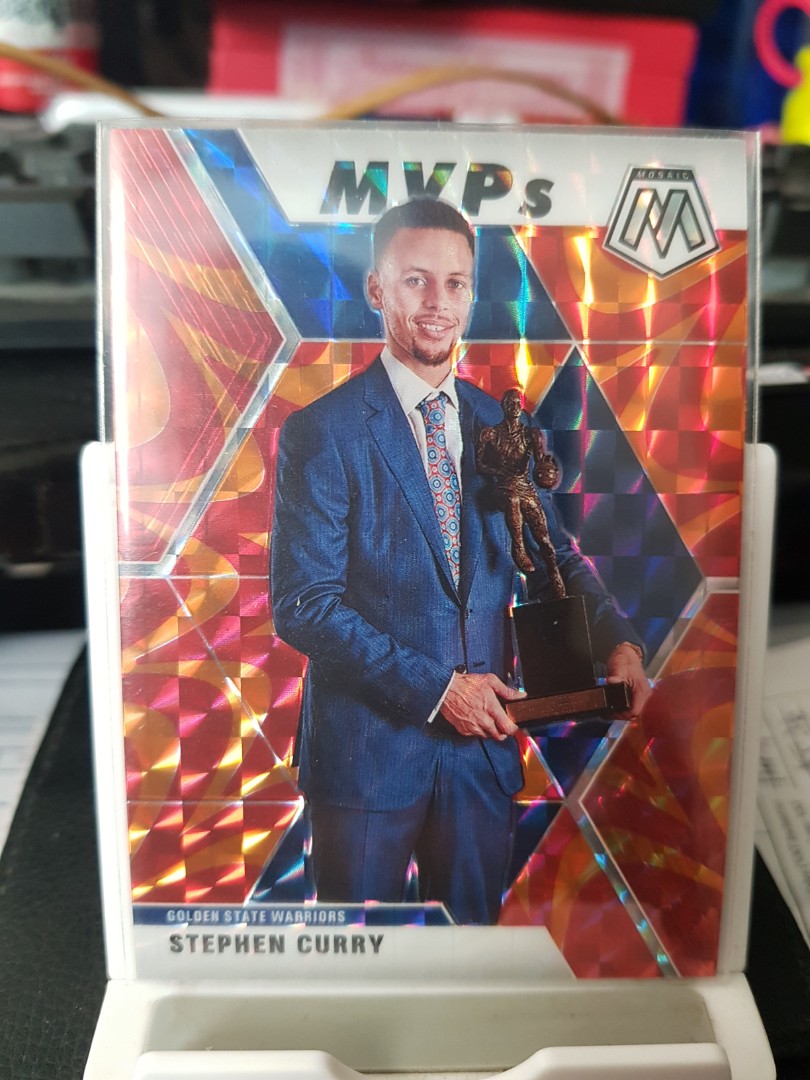 Steph curry MVP orange reactive parallel, Hobbies & Toys, Memorabilia ...
