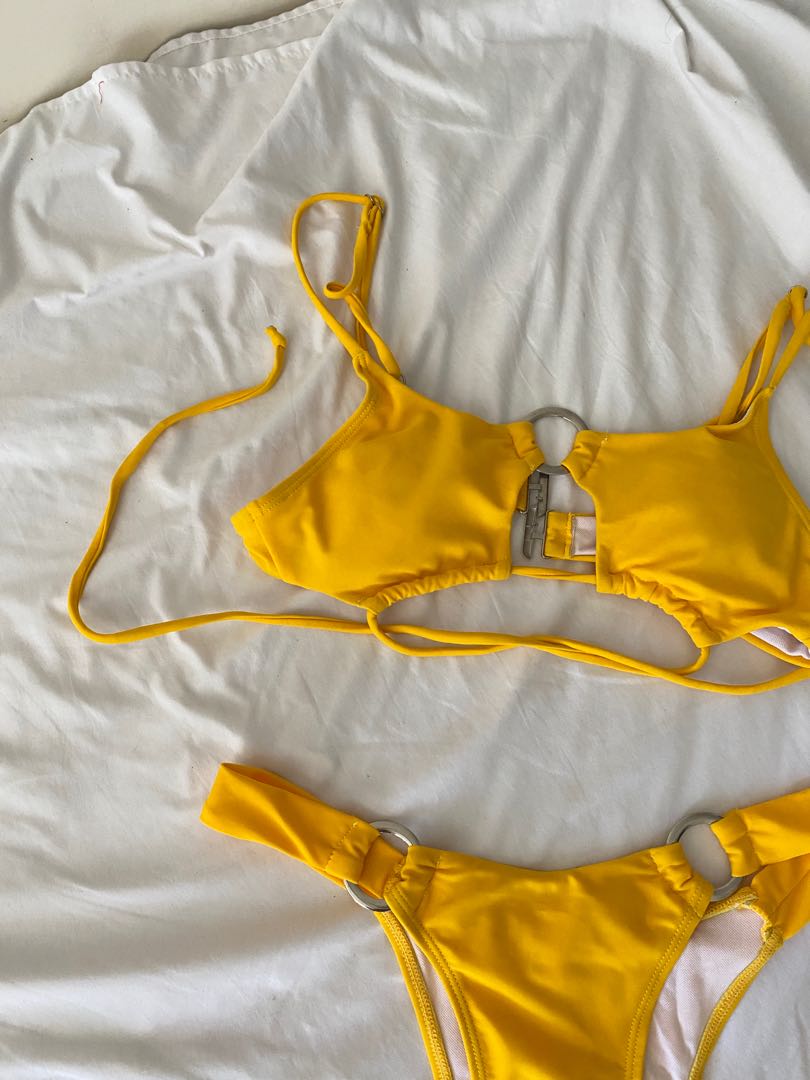 Sunshine kini, Women's Fashion, Swimwear, Bikinis & Swimsuits on Carousell