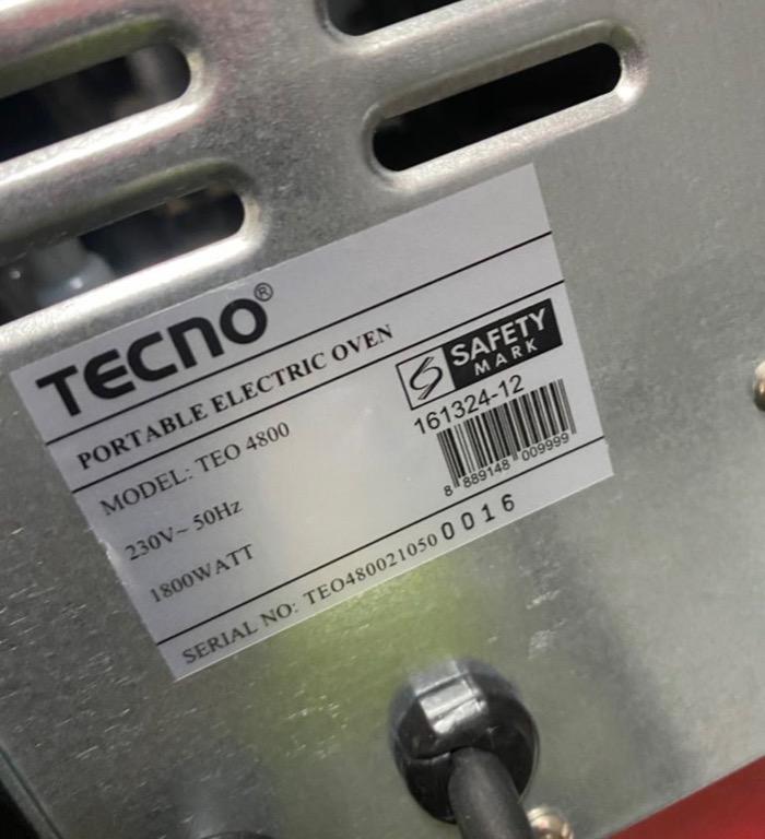 Techno Oven, TV & Home Appliances, Kitchen Appliances, Ovens & Toasters ...