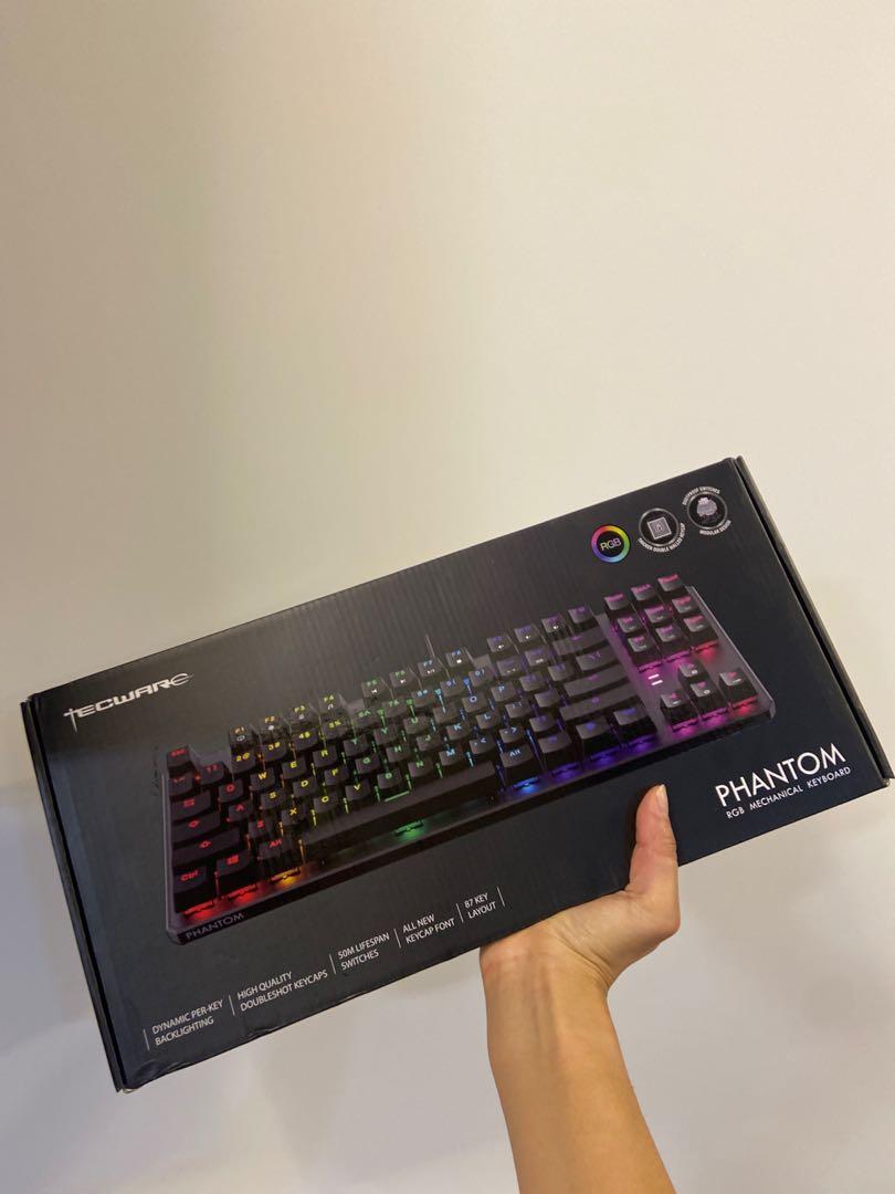 Tecware Phantom 87 RGB Mechanical Keyboard 2020 Edition, Computers ...