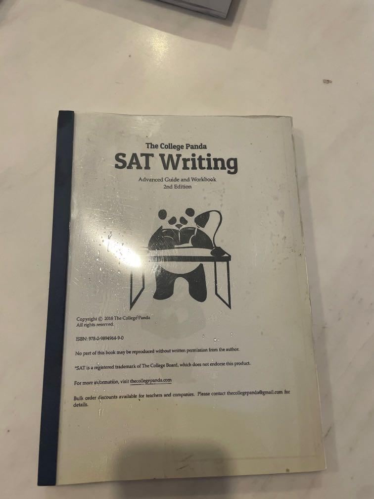 The College Panda SAT WRITING Advance Guide and Workbook 2nd Edition ...