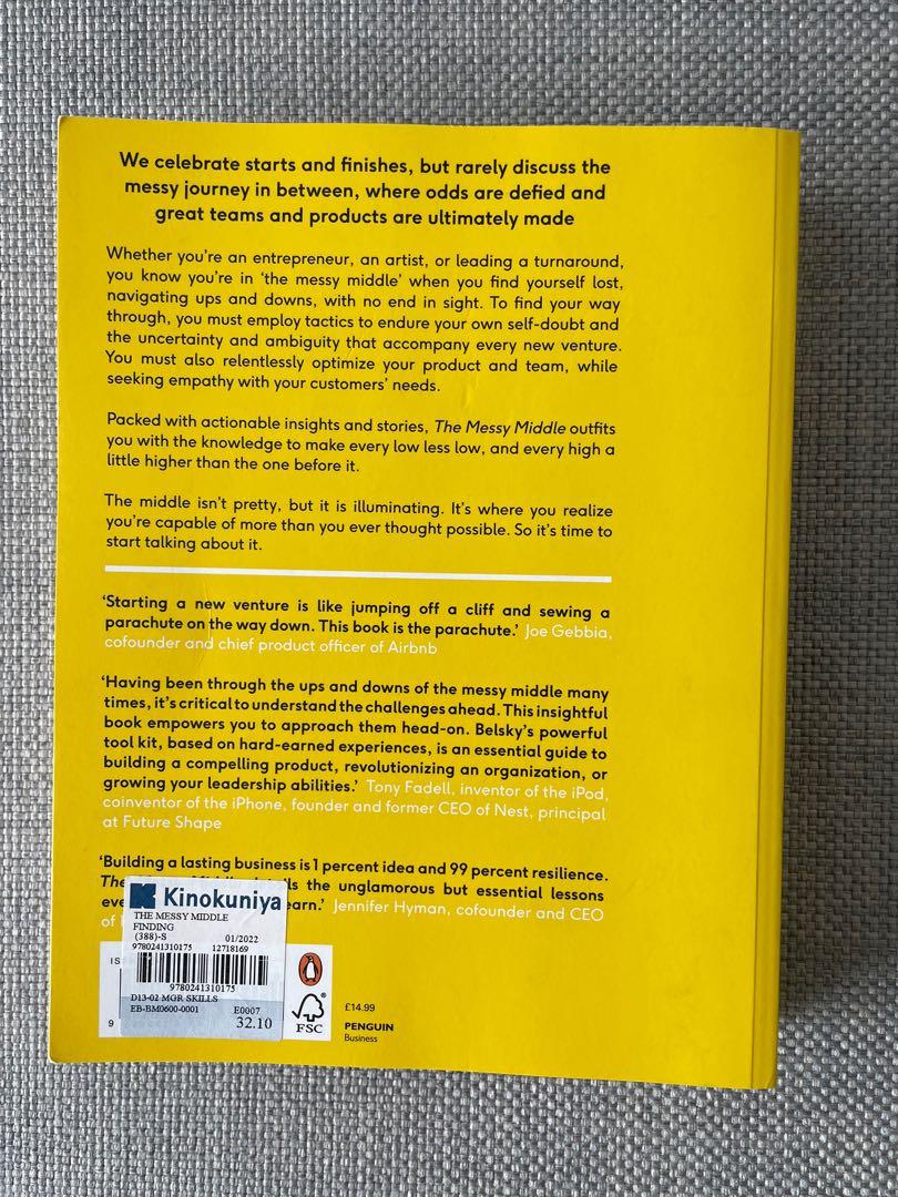 The Messy Middle by Scott Belsky, Hobbies & Toys, Books & Magazines ...