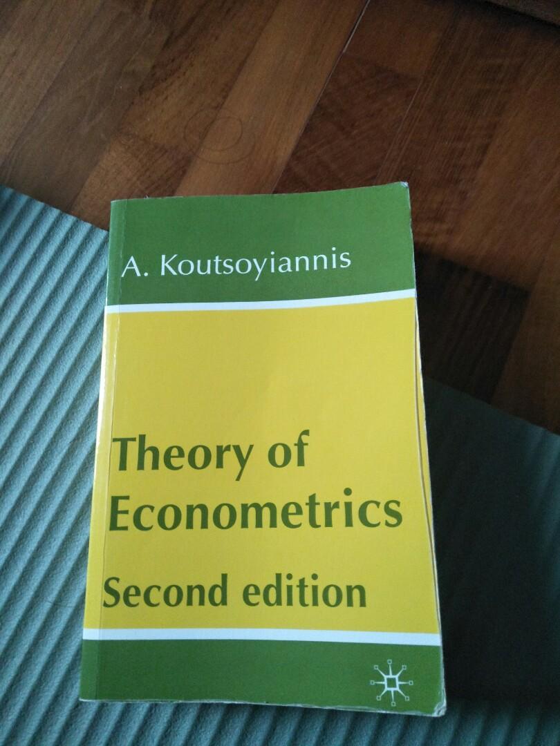 Theory Of Econometrics Textbook Hobbies And Toys Books And Magazines