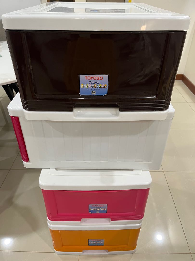 Toyogo Cabinet Stackable x 4, Furniture & Home Living, Furniture ...