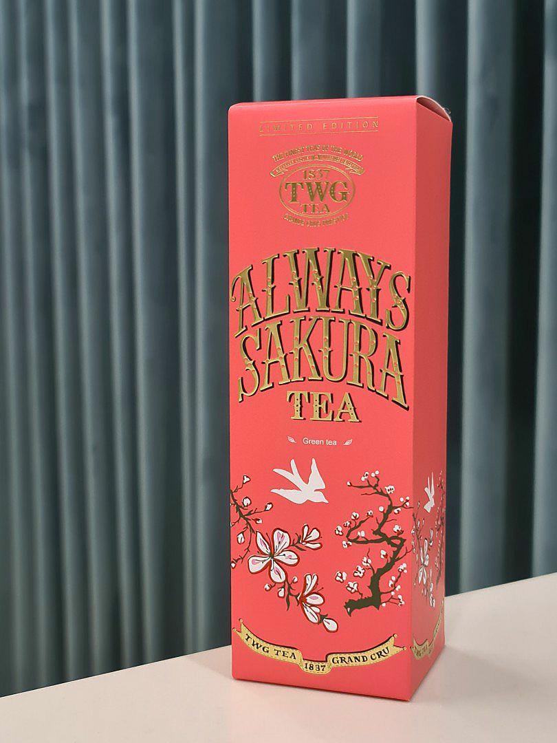 TWG Tea Always Sakura Tea (Green Tea) Haute Couture Gift Tea Tin, 100g ...