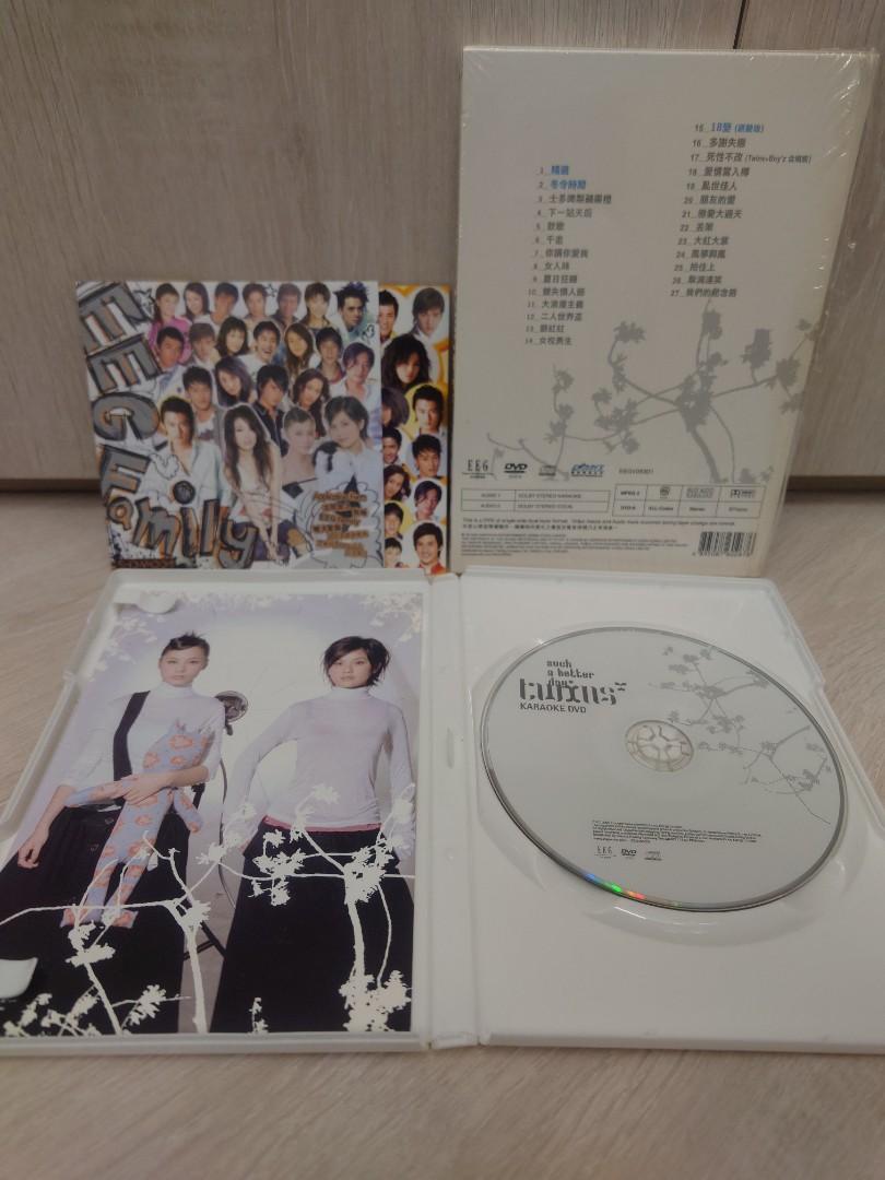 twins such a better day 新曲+精選 KARAOKE DVD 全套接近全新, 興趣及遊戲, 音樂、樂器 & 配件, 音樂 ...
