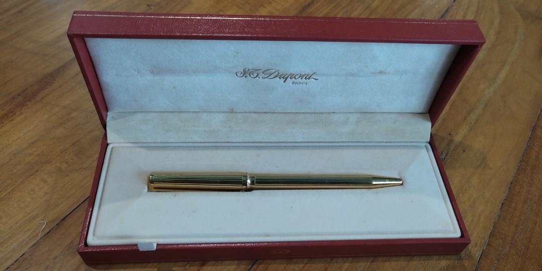Vintage S.T. Dupont Ballpoint Pen, Luxury, Accessories on Carousell