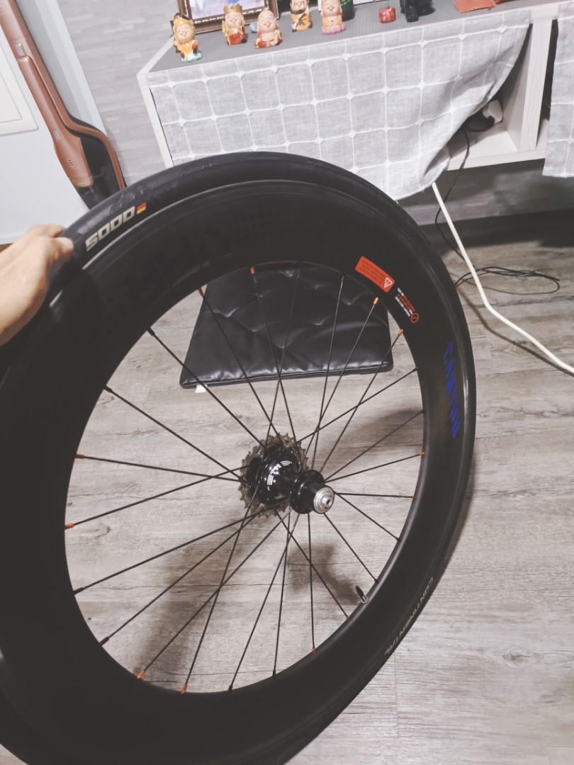 Wheel Angel VAR rim brake wheelset, Sports Equipment, Bicycles & Parts ...
