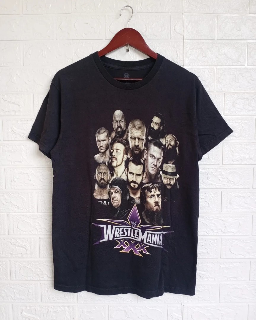 WWE Wrestling Tee, Men's Fashion, Tops & Sets, Tshirts & Polo Shirts on ...