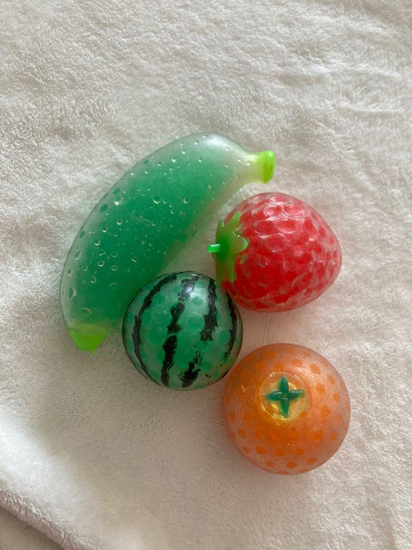 4pcs orbeez streesball fruit pack fidget toys take all, Hobbies & Toys ...